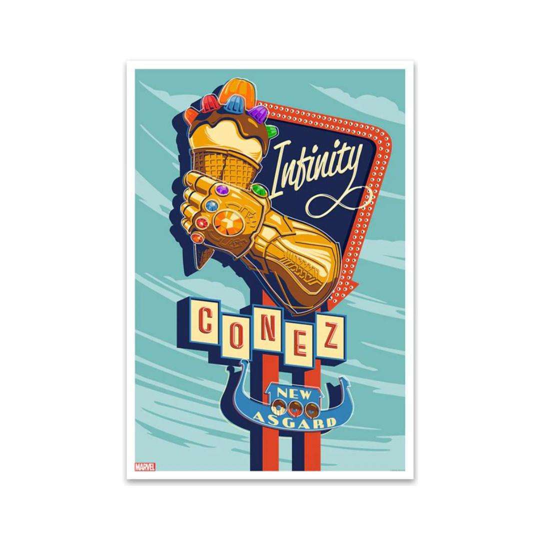 Infinity Conez | Marvel Poster | Steve Thomas | PopCultArt