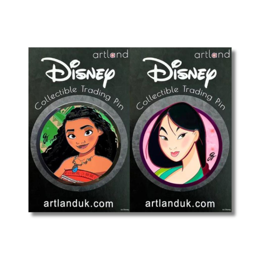 Moana and Mulan Duo - Signature Series | Movie | Disney | Pins | PopCultArt