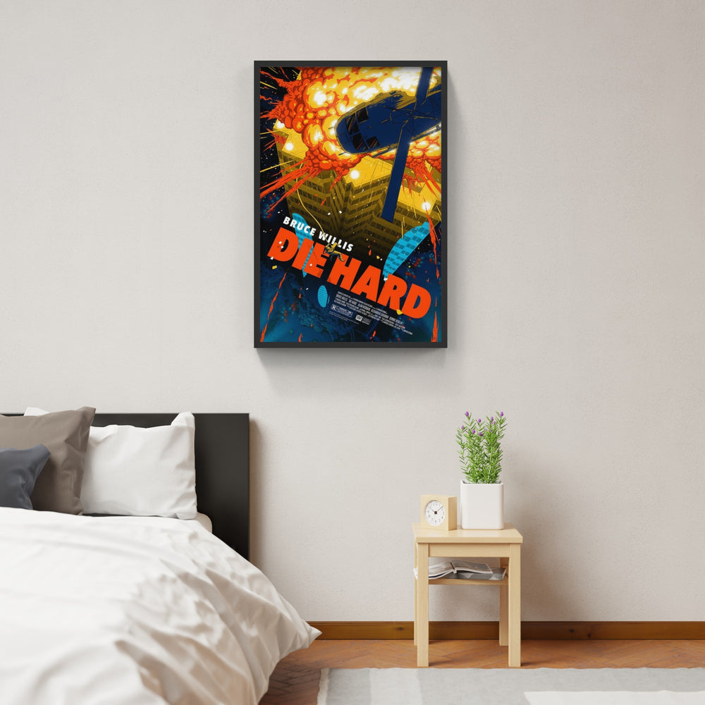 Die Hard Movie Poster by Florey -Officially Licensed | PopCultArt